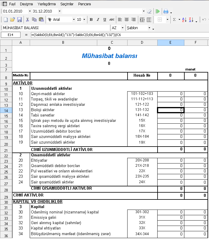 "Hesabatların dizayneri" | AzMuhasib mühasibat proqramı
